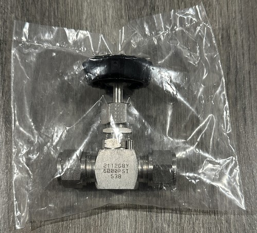 NEW Hoke # 2112G8Y - 316 Stainless Steel Needle Valve 6000 PSI (25493 ...