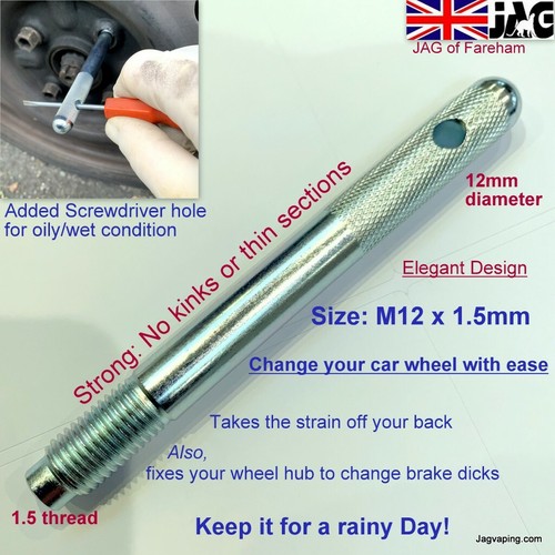 M12x1.5 Alloy wheel alignment guide tool, mount hanger, lug bolt, Stud ...