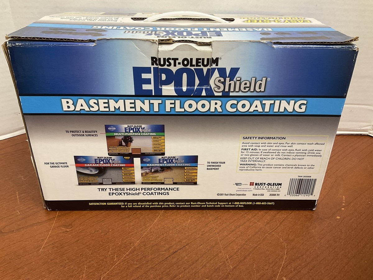 Epoxy Shield Basement Floor Coating Garage Floor Epoxy & Concrete