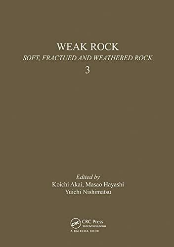 Weak rock: Soft, fractured & weathered rock, vo, Akai, Hayashi ...