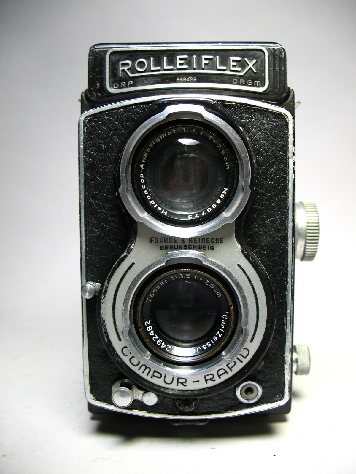1939 Rolleiflex New Standard 6×6 120 Film TLR Camera Model K4 640 ...