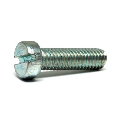 4BA 6BA 8BA Cheese Head Slot Slotted Machine Screws Zinc / Zinc Yellow ...