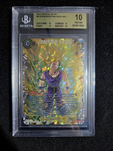 2023 DBS Masters Critical Blow Bursting Rage BT22-138 SCR BGS 10 | eBay