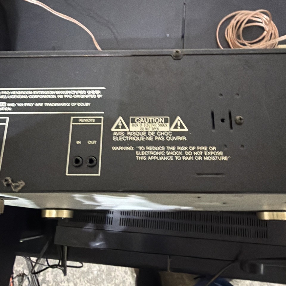 Harman Kardon TD 420 Dolby Cassette Deck Power Button Comes On For ...