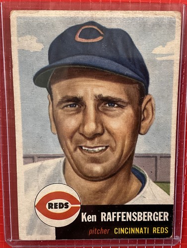 1953 Topps Baseball Card Set-Break #276 Ken Raffensberger Cincinnati ...