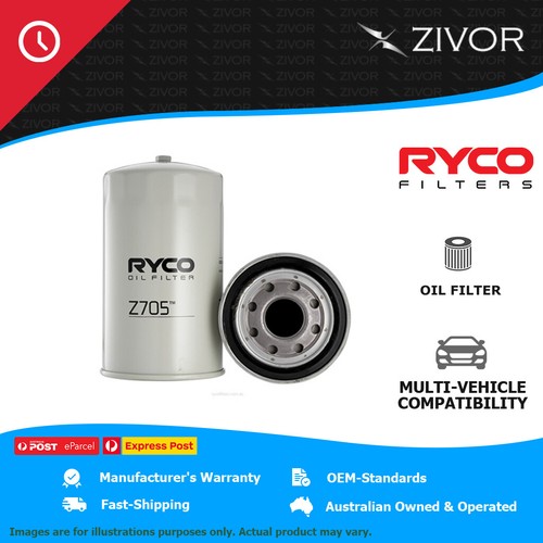 New RYCO Oil Filter Spin On For ISUZU F SERIES FRR500 7.8L 6HK1 Z705 ...