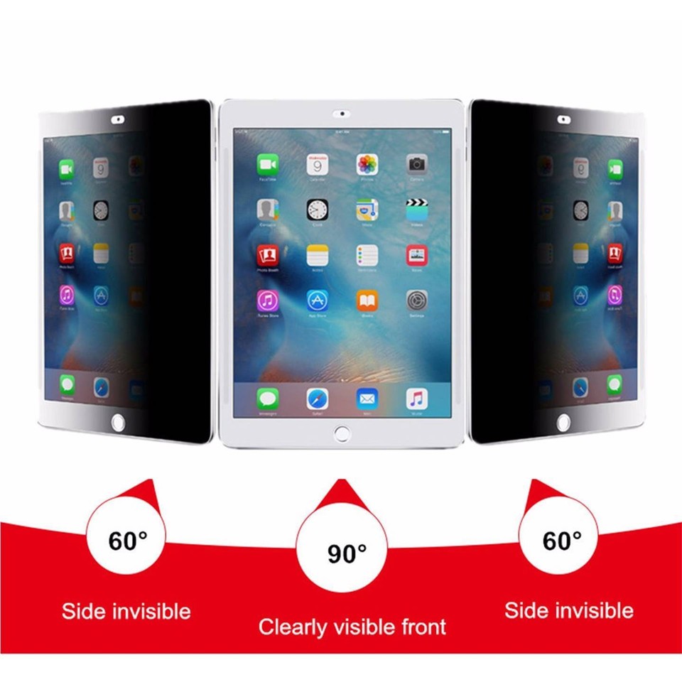 Privacy Anti-Spy Tempered Glass Screen Protector For iPad Mini 4 / Mini ...