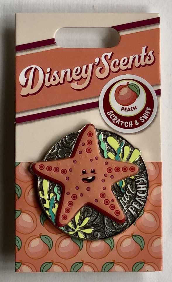 Disney Scents Just Peachy Peach Scented Starfish Pin LE 2000 Finding ...