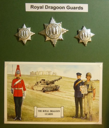 British Army Cap & Collar Badges, Postcard Set - Royal Dragoon Guards ...