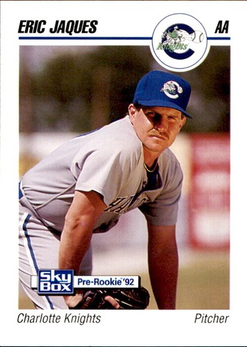 1992 Charlotte Knights SkyBox #160 Eric Jaques Sidney Ohio OH Baseball ...