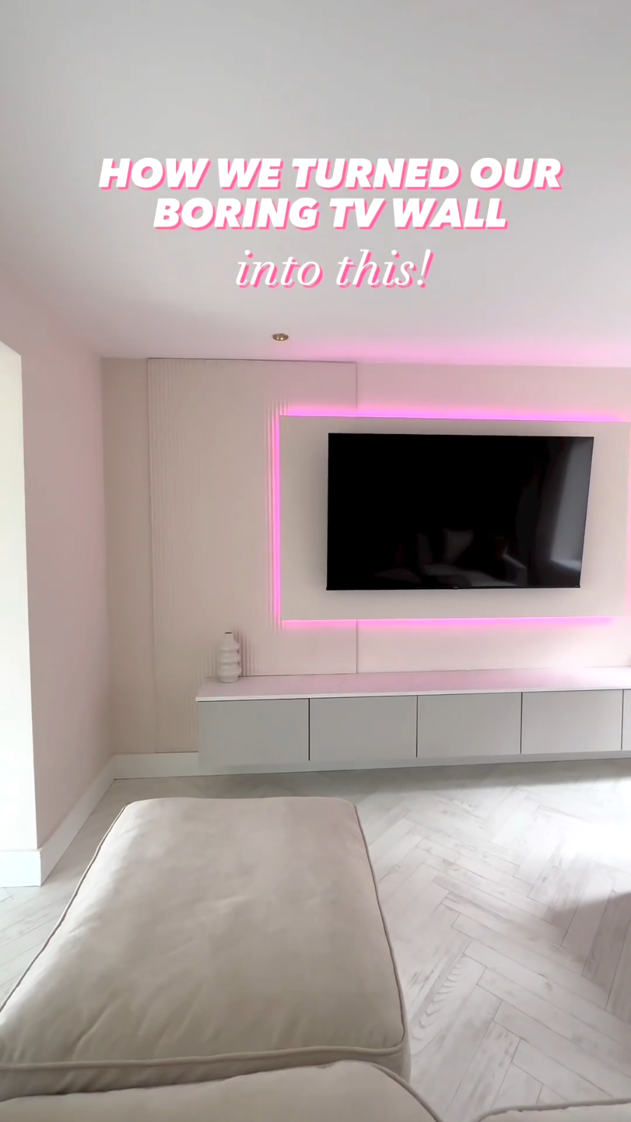 Fluted MDF Wall Panelling 3D Wall Panels Paintable Wood Paneling Packs ...