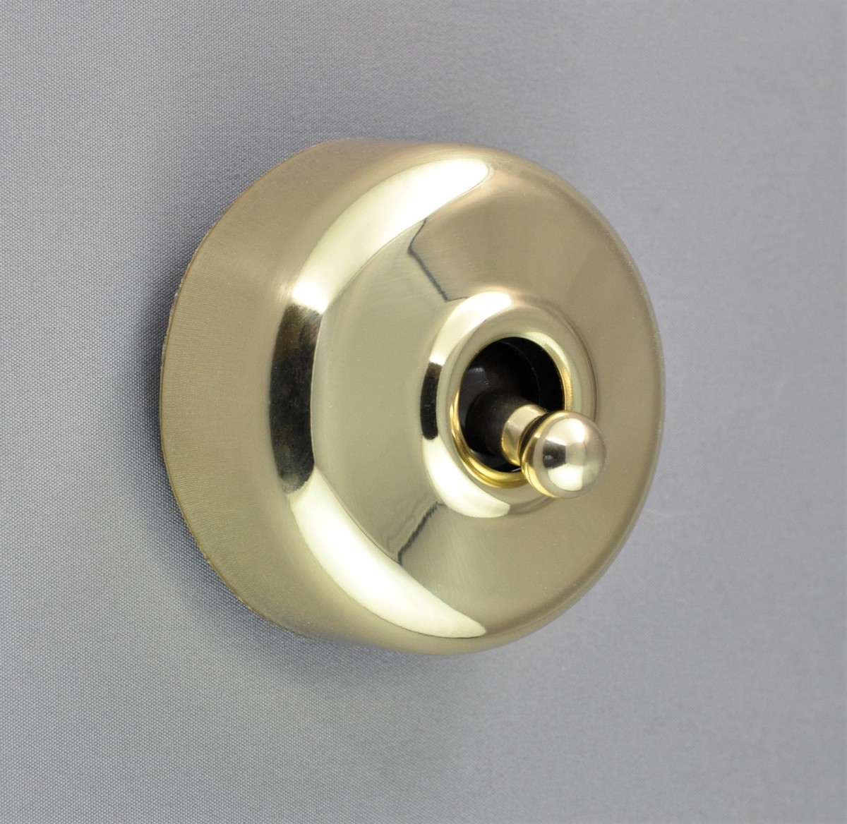 Victorian Reproduction Light Switches Round White Duroplast Toggle