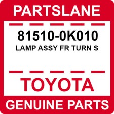 8151060591 Genuine TOYOTA Lamp ASSY FR Turn 81510-60591 for sale online ...