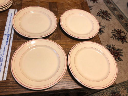 Lot of 4 Heavy Restaurant ware Inca Ware 9” Shenango China Dinner ...