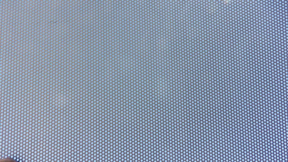 Meat safe mesh,perforated steel,zincseal finish,2 mm holes,.55mm thick ...