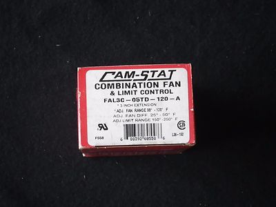 CAMSTAT FAL3C-05TD-120-A COMBINATION FAN & LIMIT CONTROL BRAND NEW (OLD ...