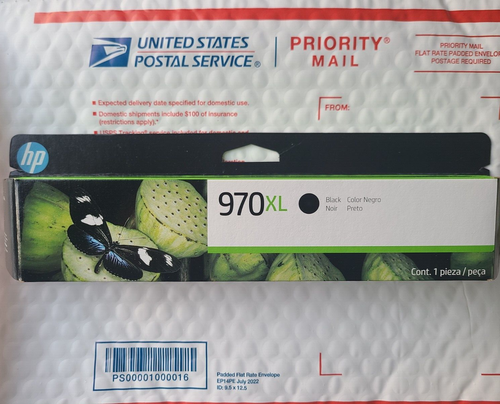 *Lot of 8* GENUINE HP 970XL Black (CN625AM) EXP 10/2026 NEW &SEALED ...