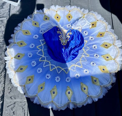 Blue Ballet Tutu Costume Pharaoh's Daughter Aspicia Le Corsaire XS ...