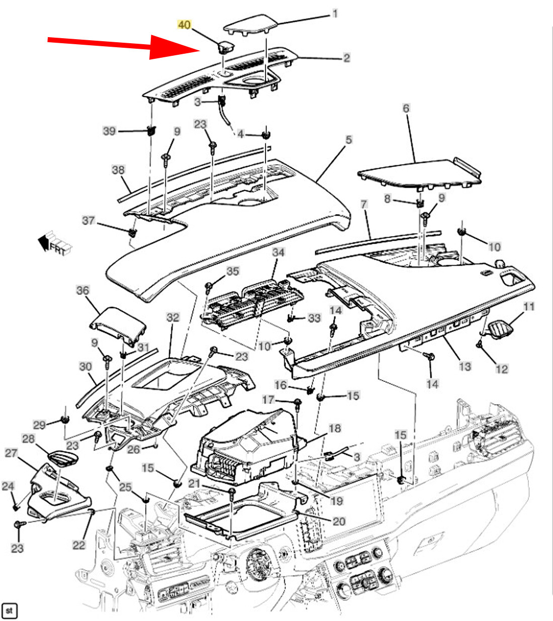 Sun Load Temperature Ambient Sensor 2017-2025 Buick Cadillac Chevrolet ...