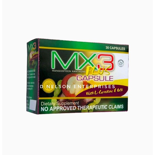 Mx3 Mangosteen Xanthone Plus Dietary Supplement 30 Capsules for sale ...