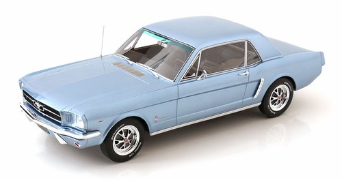 Otto Mobile Ford Mustang V8 Hardtop 1965 Light Blue metallic LE999 1/12 ...