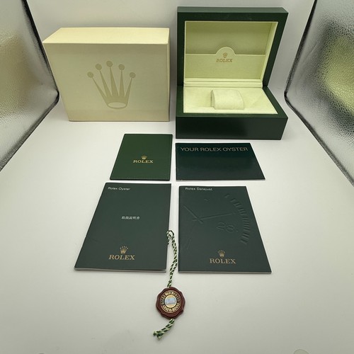 Rolex Genuine Datejust lwatch box case 31.00.64 Medium Booklet Card ...