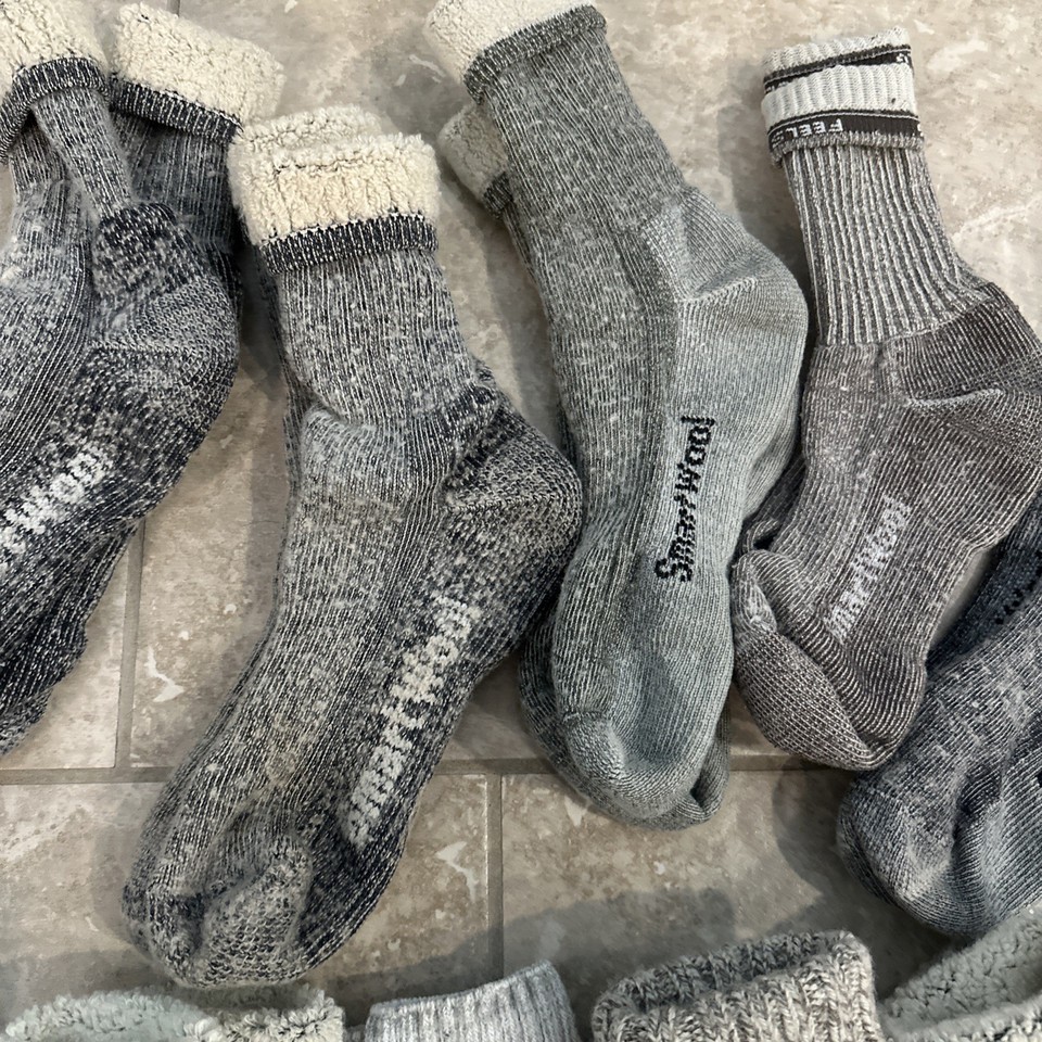 Smart Wool L, Rei, And Other Wool Socks, Lot Of 12 *See Description* | eBay