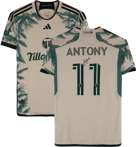 Antony Portland Timbers Signed Match-Used #11 Jersey from 2024 MLS ...