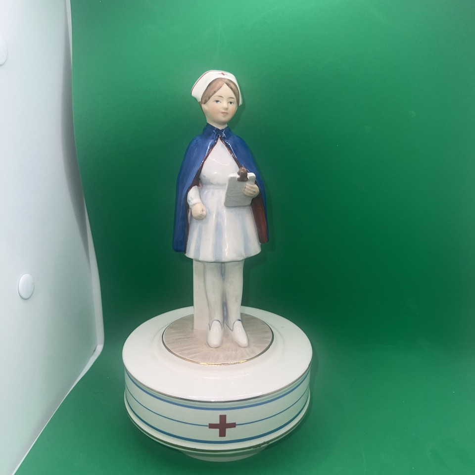 CERAMIC NURSE MUSIC BOX | eBay