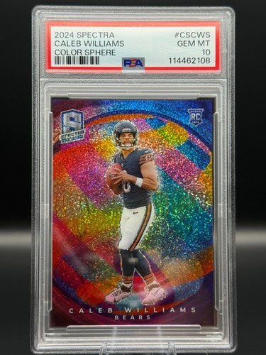 2024 PANINI SPECTRA COLOR SPHERE #CSCWS CALEB WILLIAMS RC SSP PSA 10 | eBay