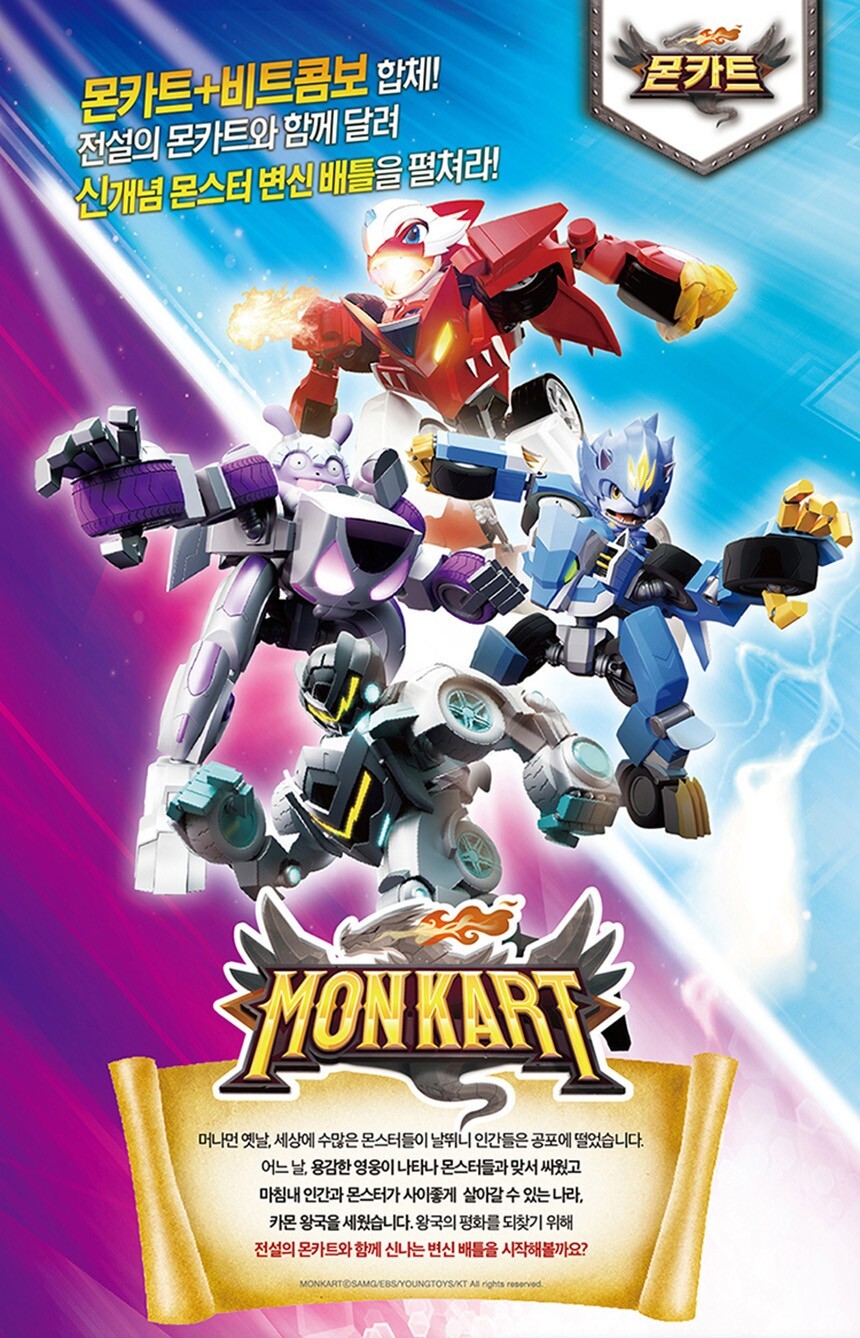 MONKART G454 Bitroid Transformer Robot Mini Cars Card Play Kids Toy | eBay