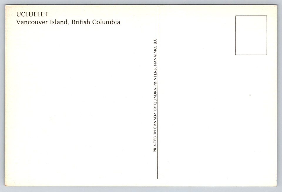 Ucluelet, Vancouver Island British Columbia postcard | eBay