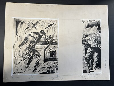 Amazing Stories 1944 Original Pulp Magazine Art Robert Fuqua | eBay