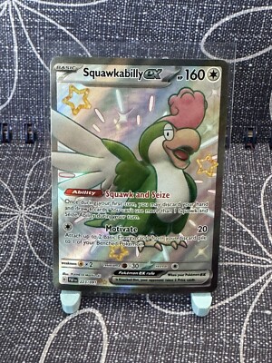 SHINY Squawkabilly EX 223/091 | Double Rare | NM/M | Paldean Fates ...