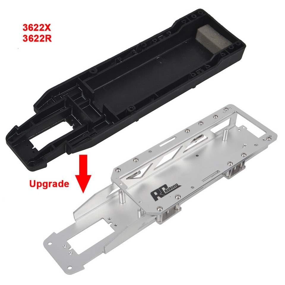 Aluminium Alloy Main Chassis Kit for Traxxas 2WD Stampede VXL Craniac ...