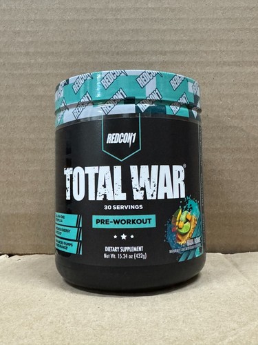 REDCON1 TOTAL WAR Pre Workout 30 Serv Energy Focus Free Ship Free ...