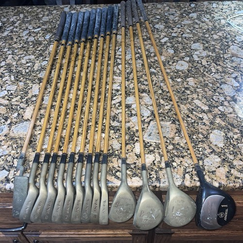 ANVIL Gary Player Classic Full Set 3 thru Sand Wedge Putter 4 Woods RH ...