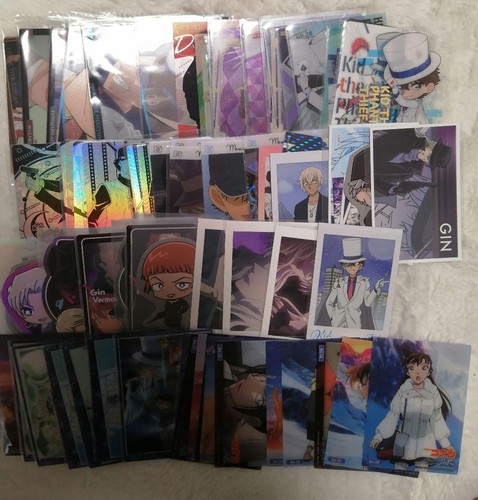 Detective Conan Card and Sticker Lot Collectible Anime Merchandise ...