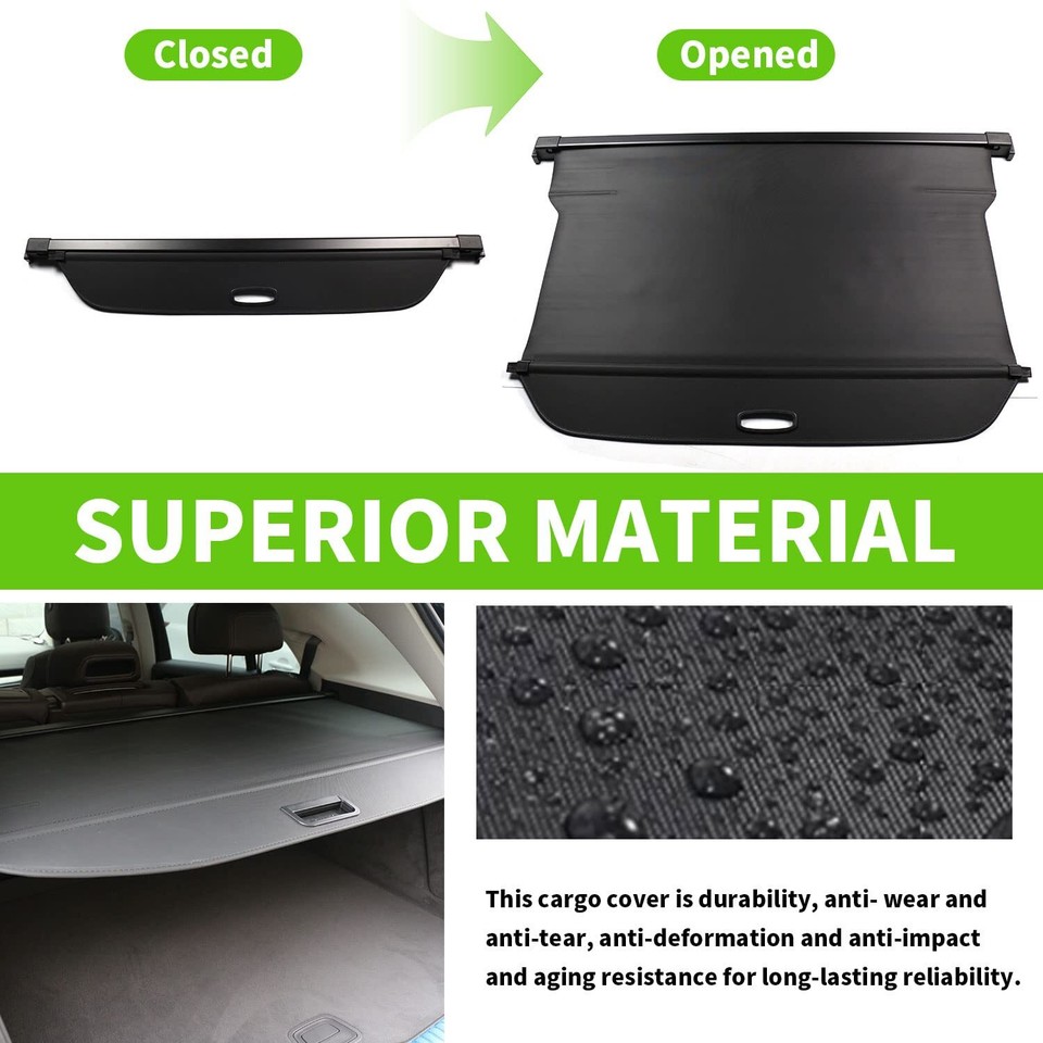 For Volvo XC90 Cargo Cover 2016-2024 2025 Rear Trunk Cover Shielding ...