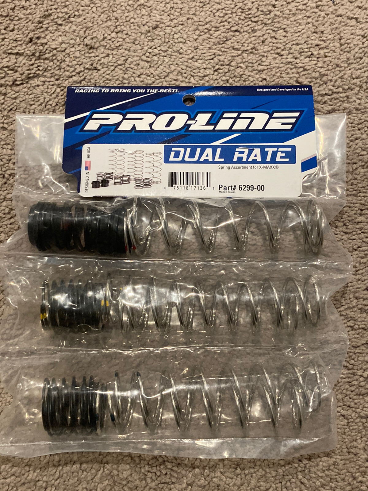 Pro-Line Dual Rate Spring Set with Separators for Traxxas X-Maxx. 6299 ...