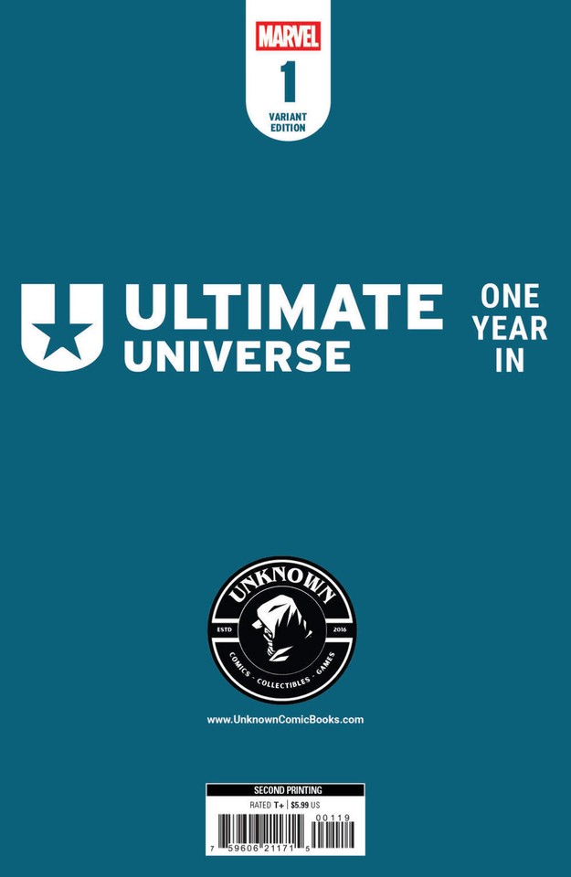Ultimate Universe: One Year In #1 2nd PTG Unknown Comic Ivan Tao ...