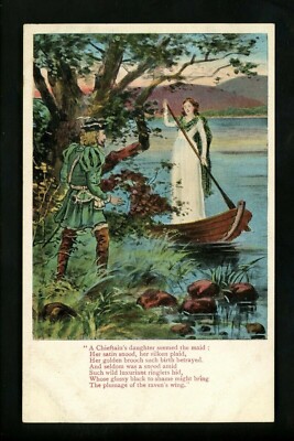 Poetry Poem Poet Postcard Beauty Maiden Valentine's Series Vintage | eBay