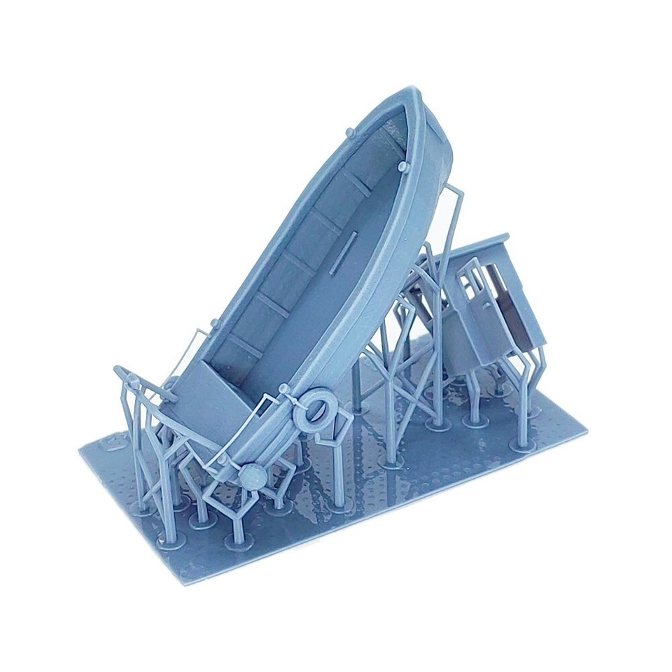 Outland Models Railway Scenery Fishing Boat 1:87 HO Scale | eBay