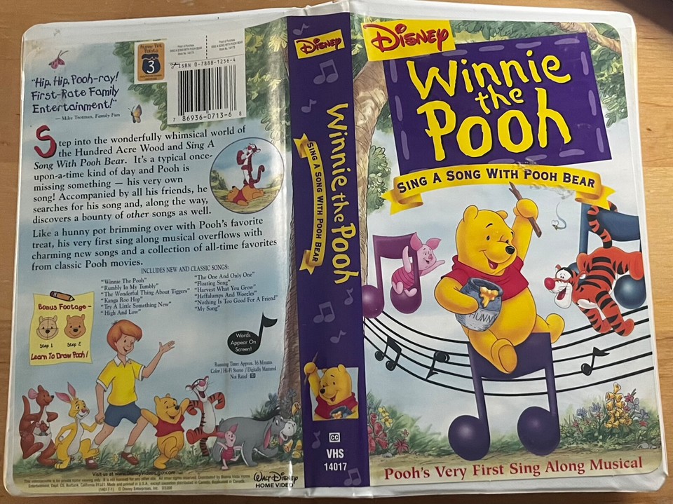 Winnie The Pooh: Sing A Song With Pooh Bear (1999) VHS Walt Disney | eBay