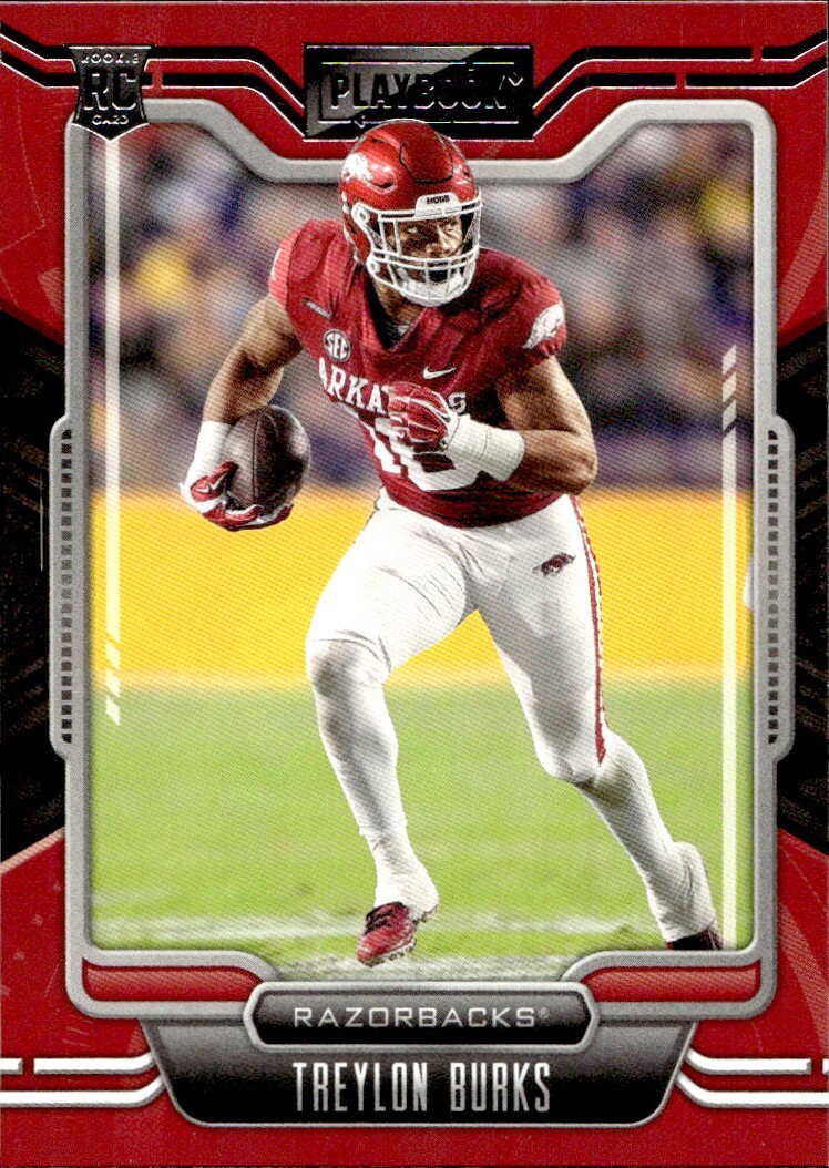 Treylon Burks 2022 Chronicles Playbook Draft - RC #15 - Arkansas ...