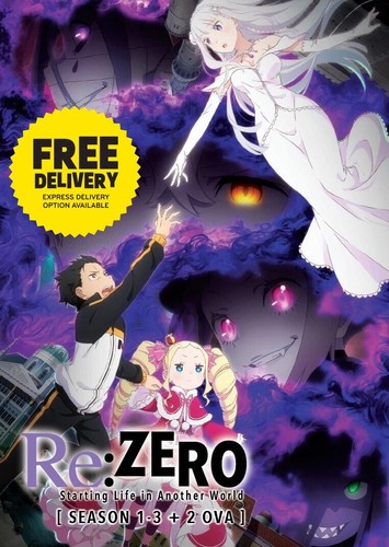 DVD Anime Re:ZERO Starting Life in Another World TV Season 1-3 + 2 OVA ...