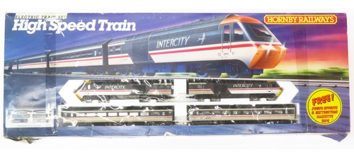 Hornby Train Set HST 125 Electric Train Set In Box Inter City Swallow ...