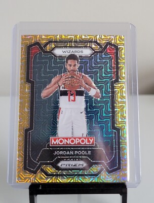 2023 Prizm Monopoly Gold Mojo Jordan Poole 250/500 | eBay