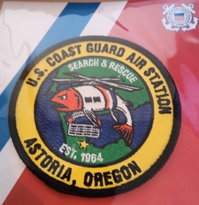 USCG COAST GUARD ASTORIA OREGON SEARCH & RESCUE EMBROIDERED PATCH | eBay