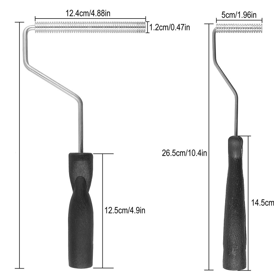 Fiberglass Roller Tools Kit, 4pcs Bubble Paddle Tool Fiberglass Resin ...